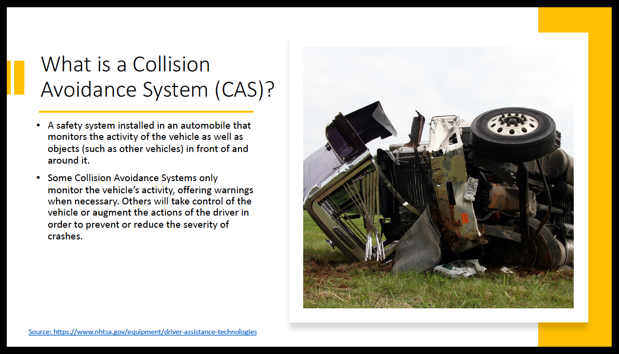 CV-STAC - Collision Avoidance Systems - UMTC